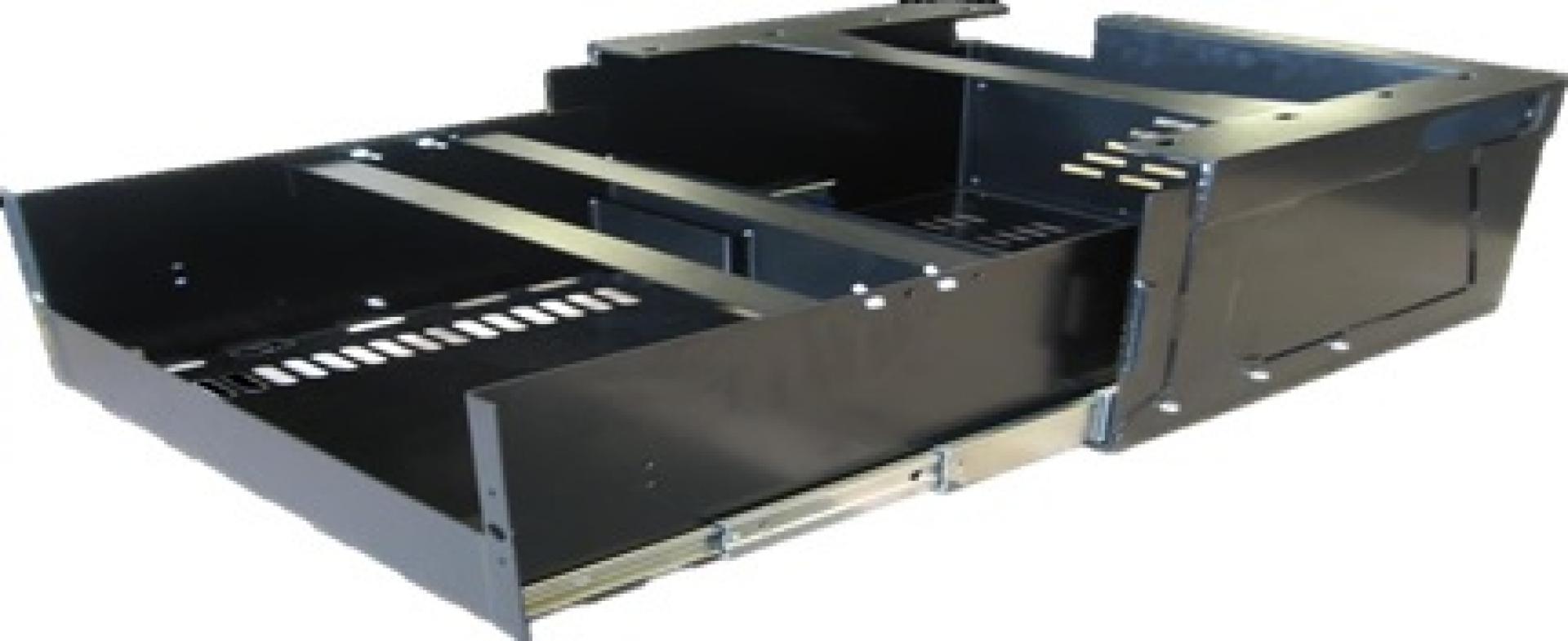 Mercedes Near Side Stainless Steel Battery Box (with sliders)